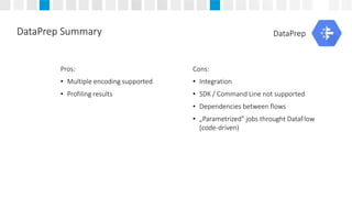 Introduction to GCP BigQuery and DataPrep | PPTX