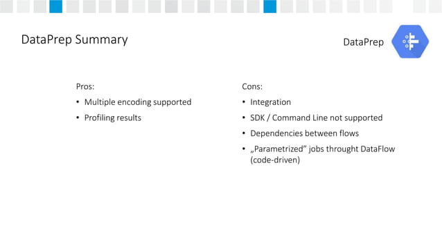 Introduction to GCP BigQuery and DataPrep | PPTX