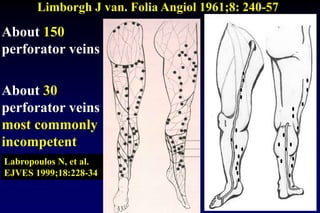 Thigh, Calf & Ankle Perforators: Are They Different? | PDF