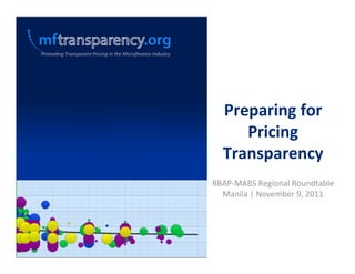 Preparing for Pricing Transparency | PPT