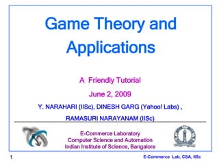 gametheory approach in a simply way for all | PPT