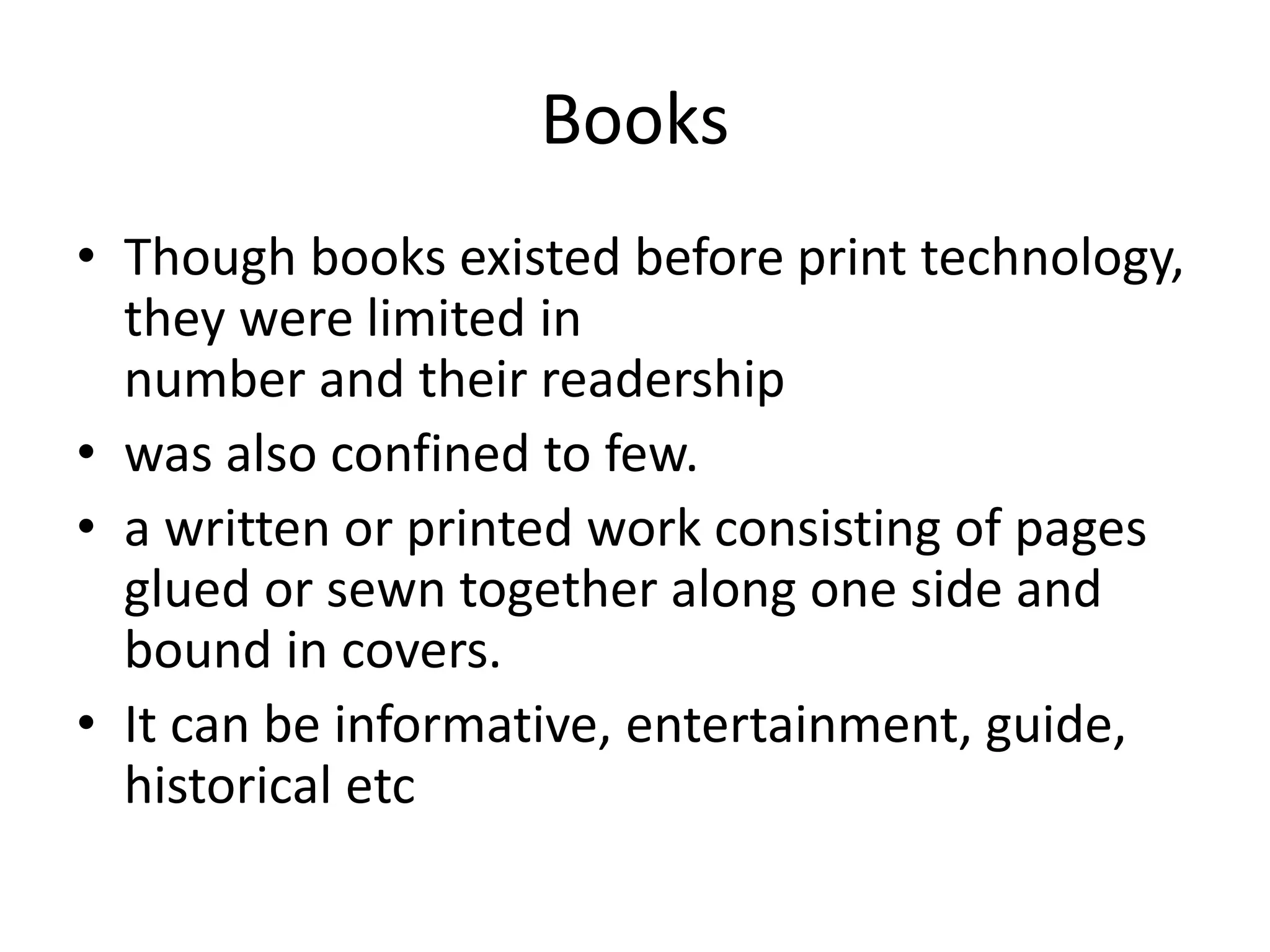 Print Media, Types of Print media, history and Importance | PDF