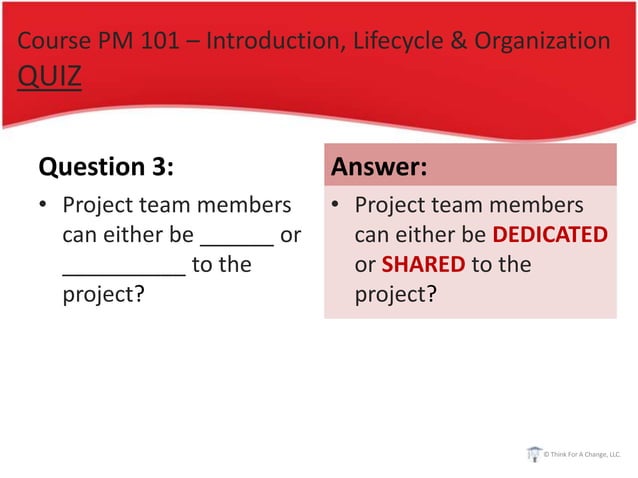 Project Management Foundations Course 101 - Project Management Concepts | PPTX | Business ...