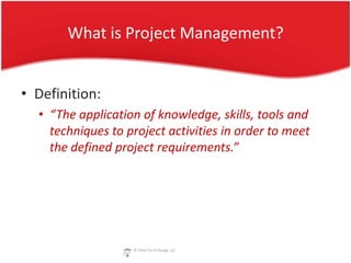 Project Management Foundations Course 101 - Project Management Concepts ...