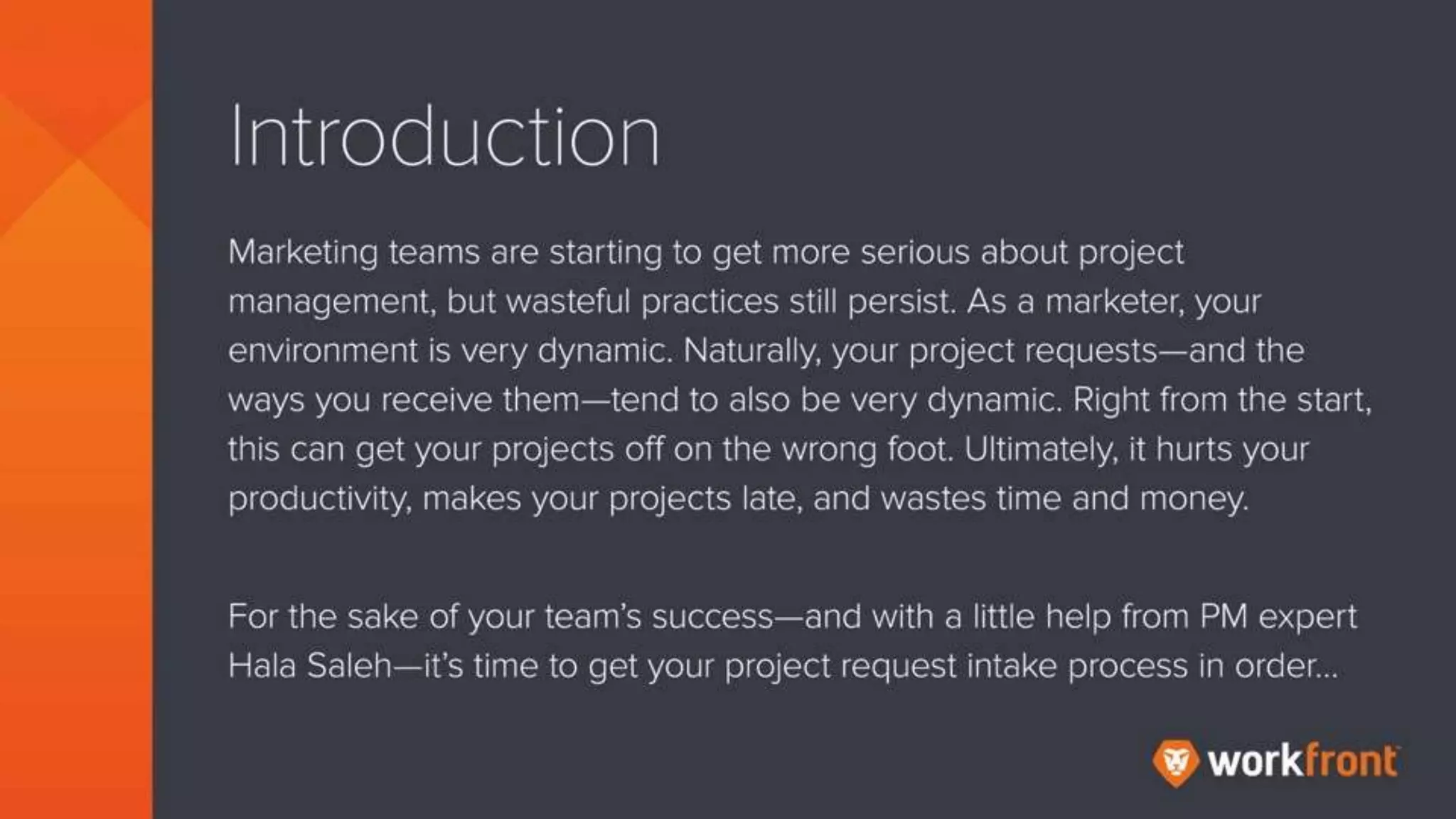Project Management 101: Project Request Intake | PPTX