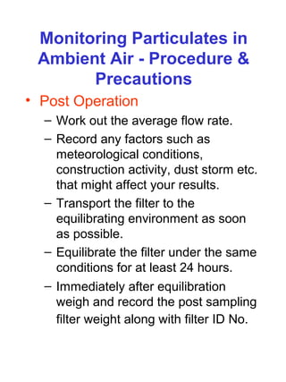 PM 10 Measurement | PDF