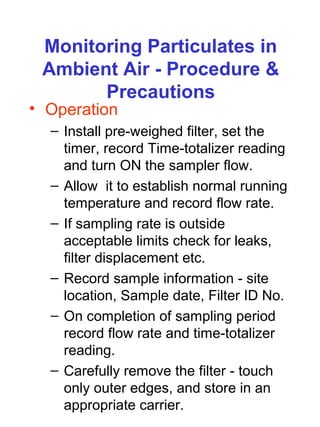PM 10 Measurement | PDF