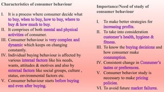 consumer Behaviour | PPTX