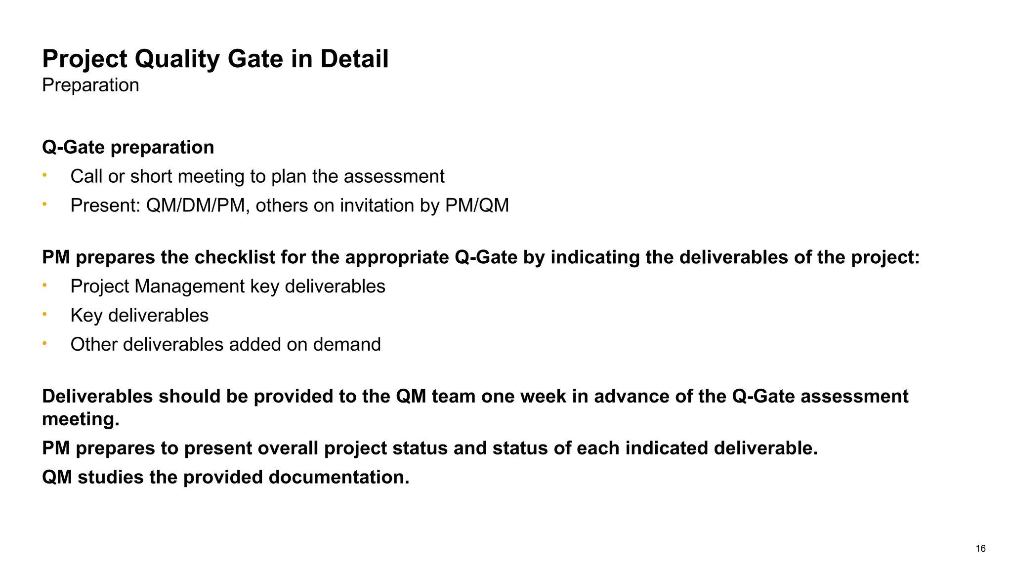 SAP Activate Methodology - Quality Gate Checklist | PPTX