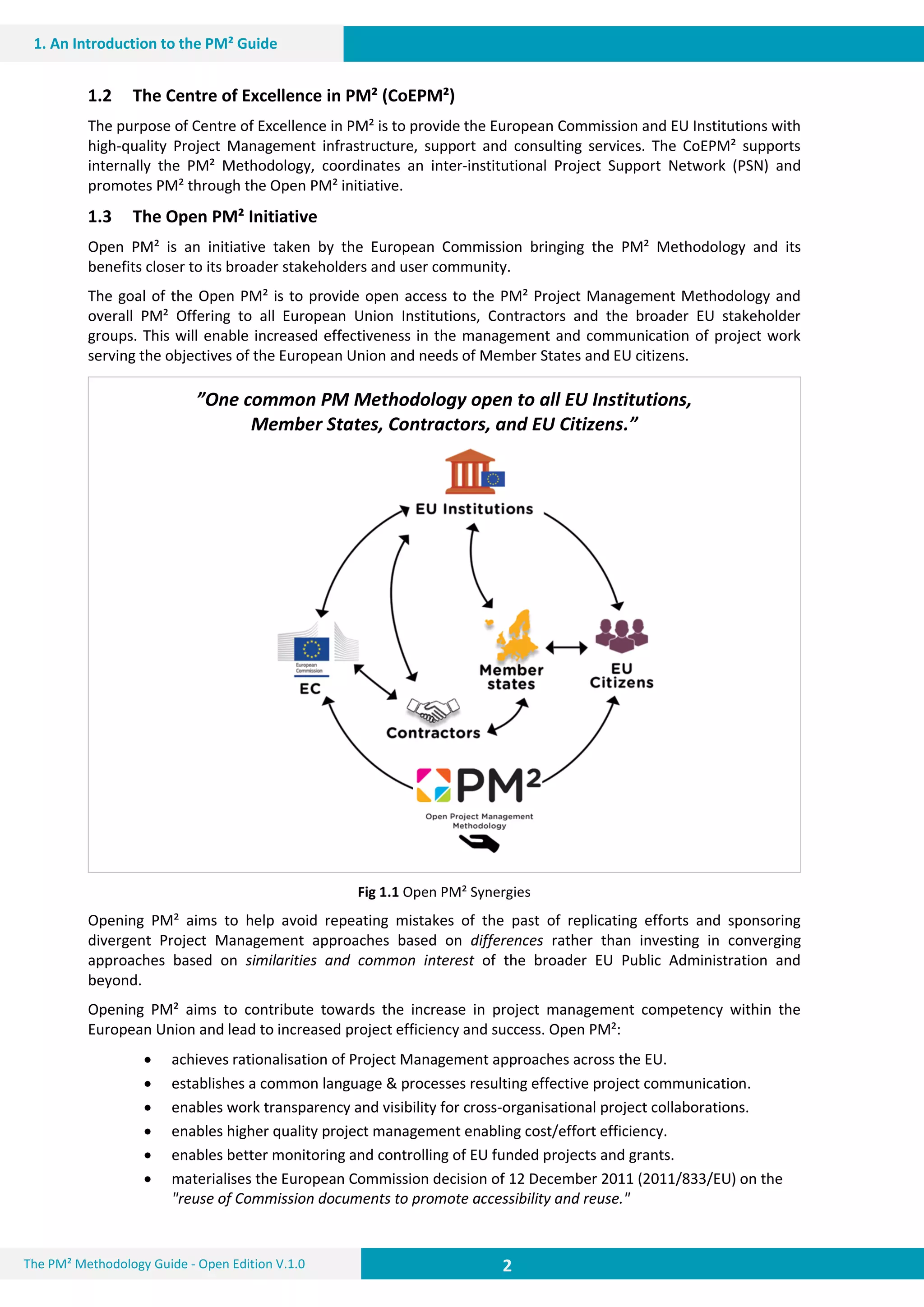 Pm2 project managment methodology guide | PDF
