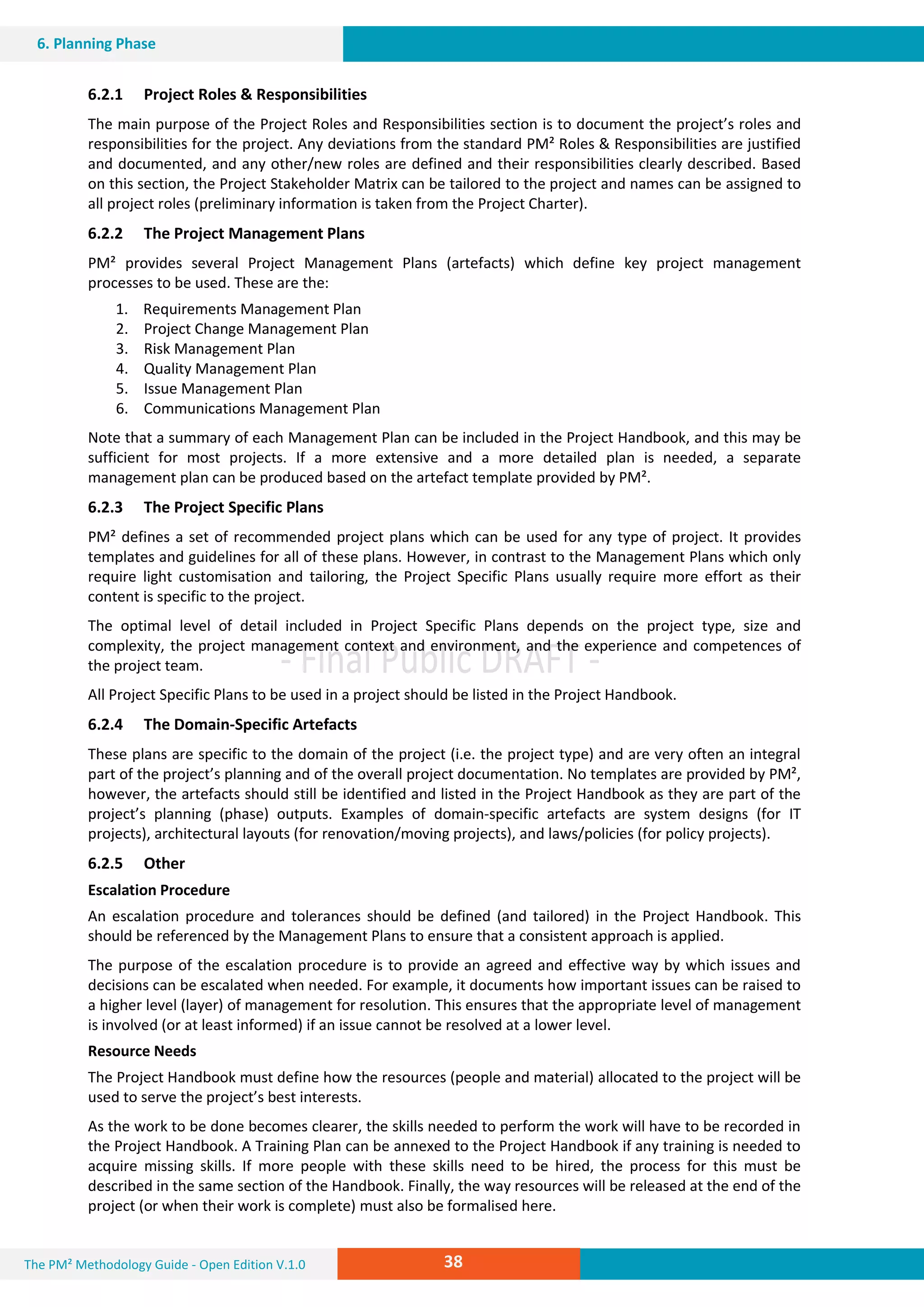 Pm2 project managment methodology guide | PDF