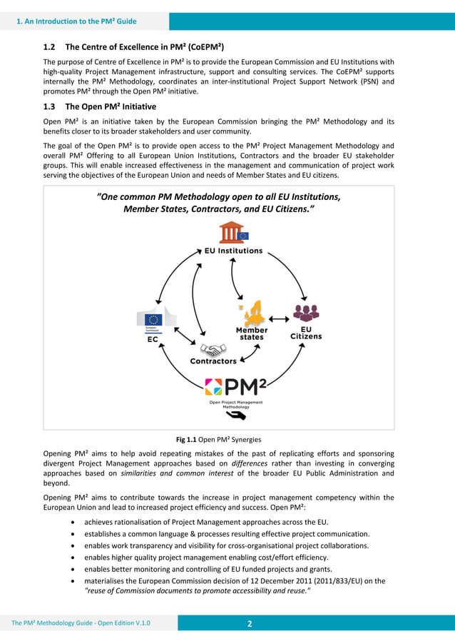 Pm2 project managment methodology guide | PDF