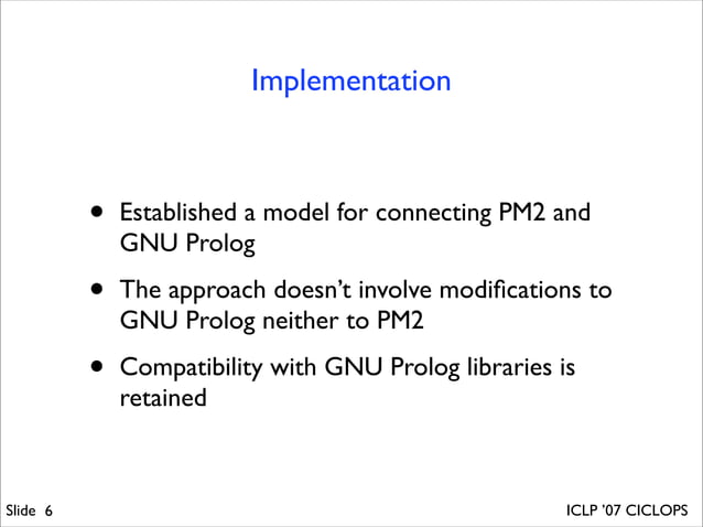 Distributed Multi-Threading in GNU-Prolog | PDF | Operating Systems | Computer Software and ...