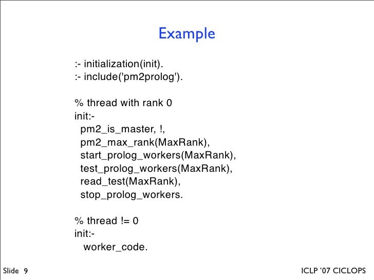 Distributed Multi-Threading in GNU-Prolog