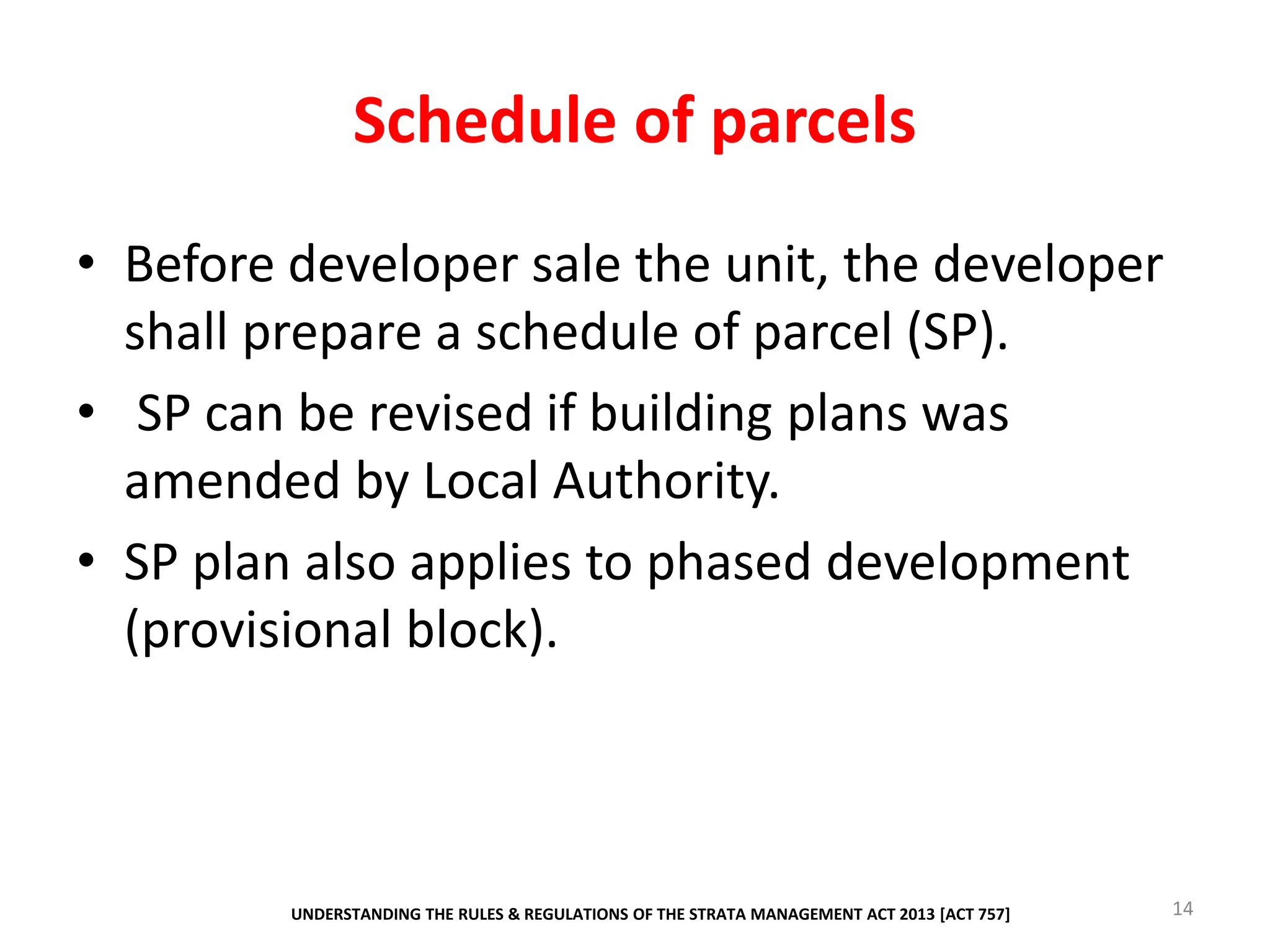 PSM - Strata Management Regulations 2015 | PPTX