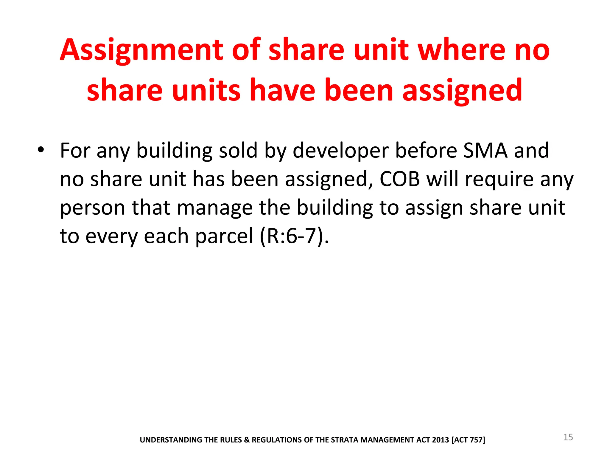 PSM - Strata Management Regulations 2015 | PPTX