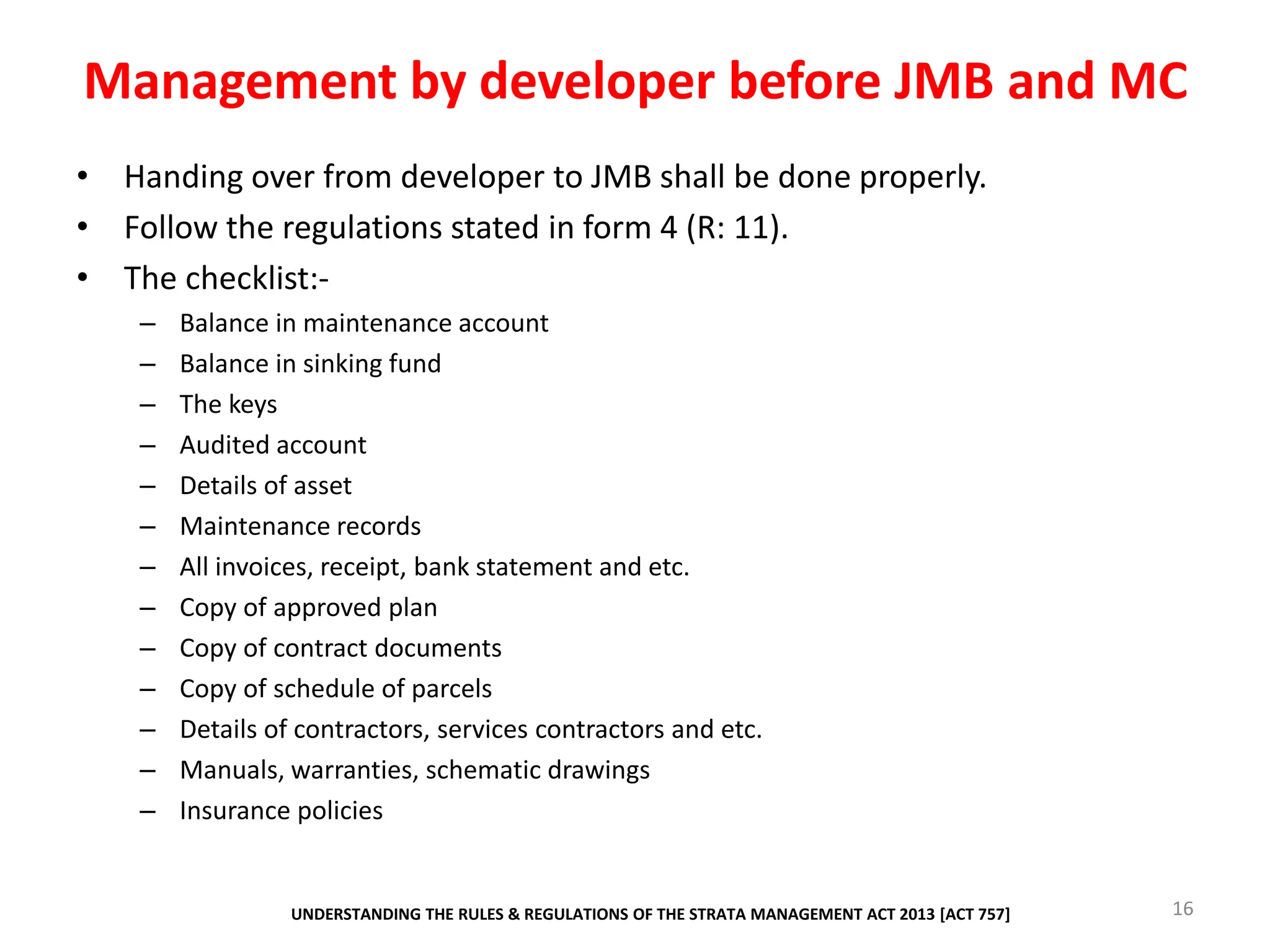 PSM - Strata Management Regulations 2015 | PPTX