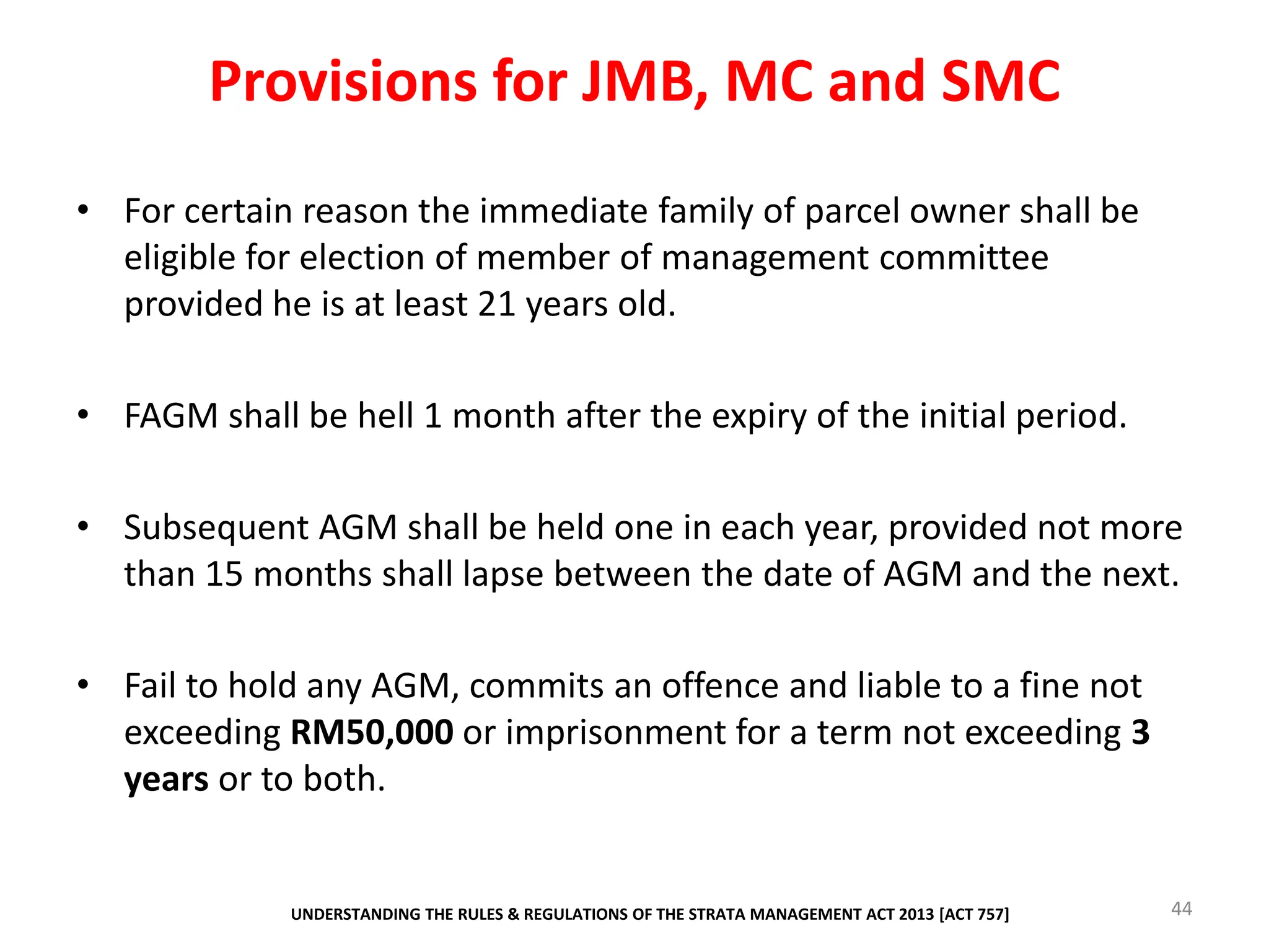 PSM - Strata Management Regulations 2015 | PPTX