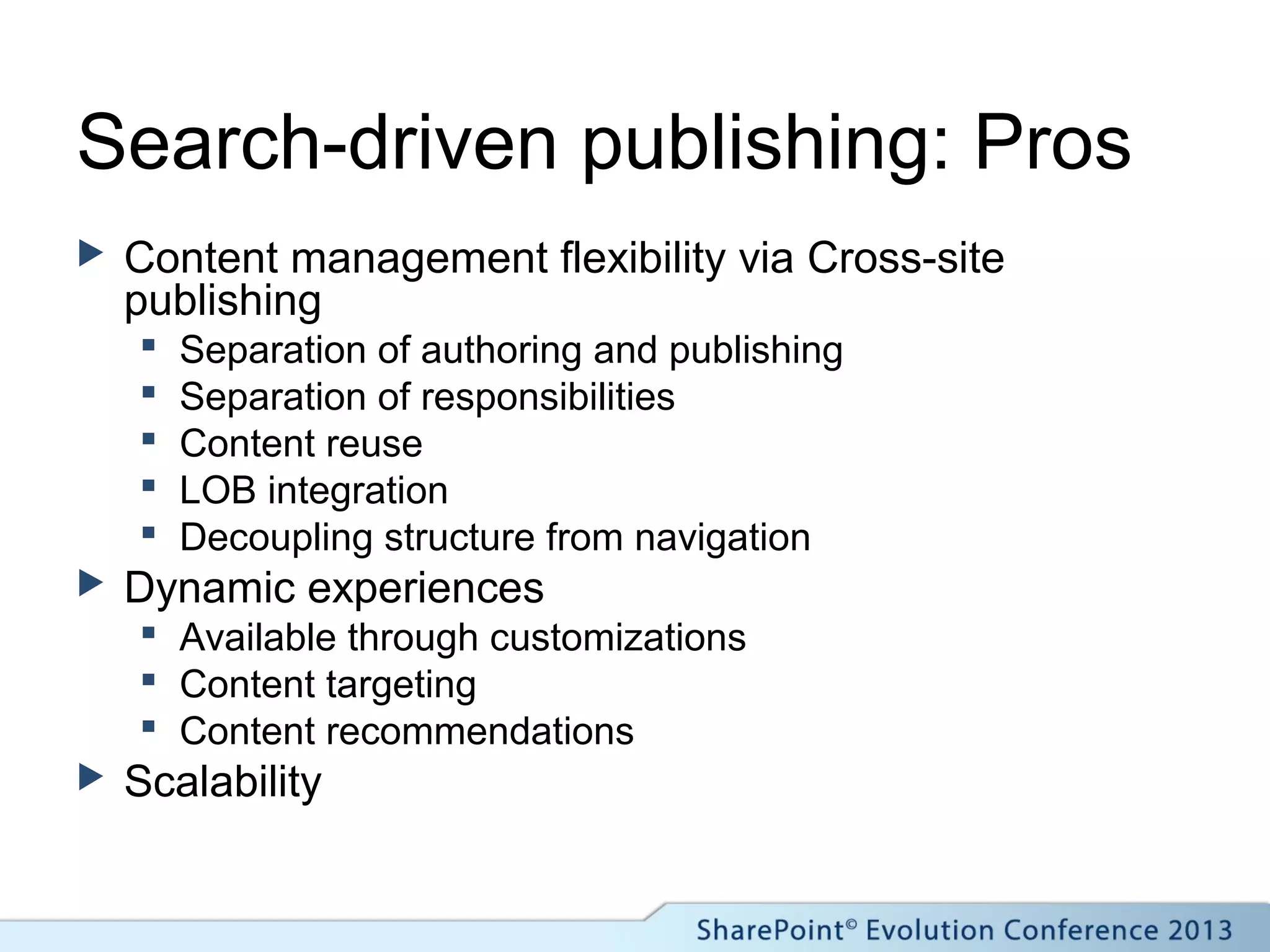 P&M302 Real-life building public-facing websites with SharePoint 2013 | PPT