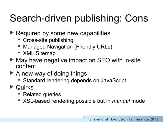 P&M302 Real-life building public-facing websites with SharePoint 2013 | PPT
