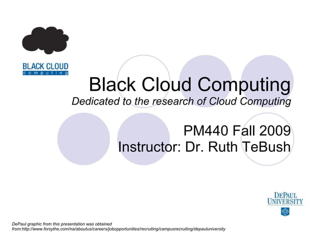 Pm440 Presentation Black Cloud | PPT