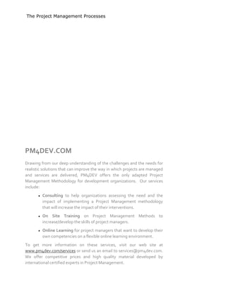 Pm4 dev the_project_managment_processes | PDF
