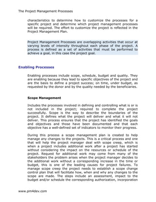 Pm4 dev the_project_managment_processes | PDF