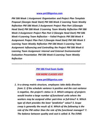 PM 586 GENIUS Achievement Education--pm586genius.com | Business ...