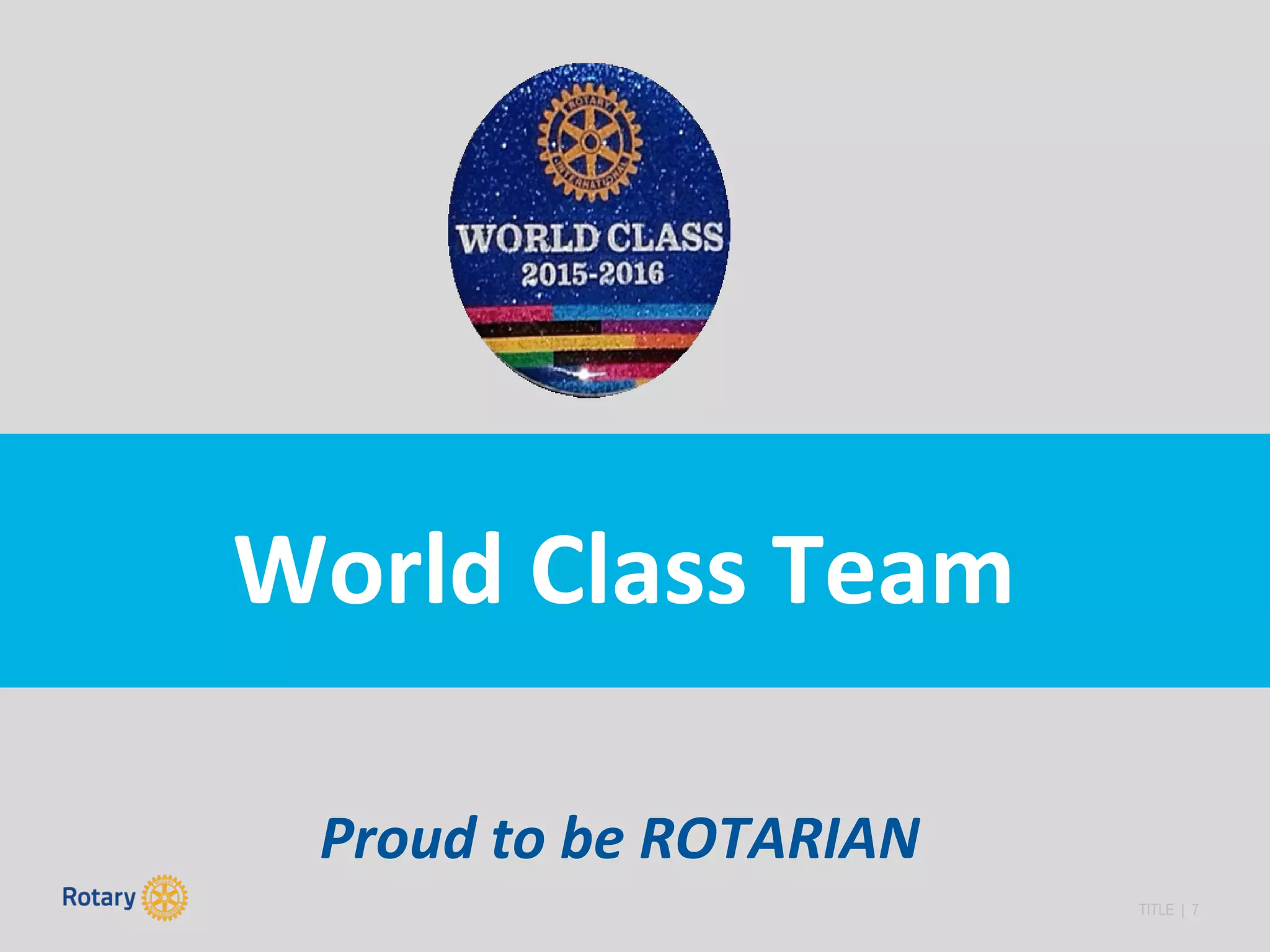 World Class Team 2015/2016 DGE Adel Hafez | PPT