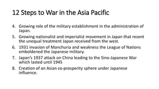 Causes ww2 asia pacific | PPTX