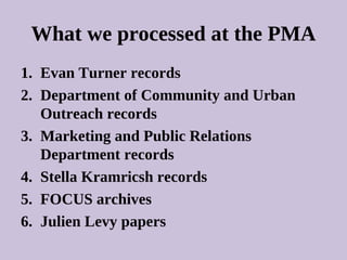 Philadelphia Museum of Art Library Committee | PPT