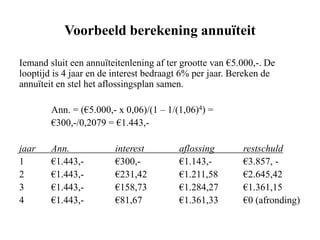 Financiële rekenkunde | PDF