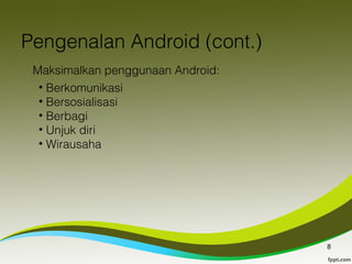 Pemrograman Mobile Android (Modul I) | PPT