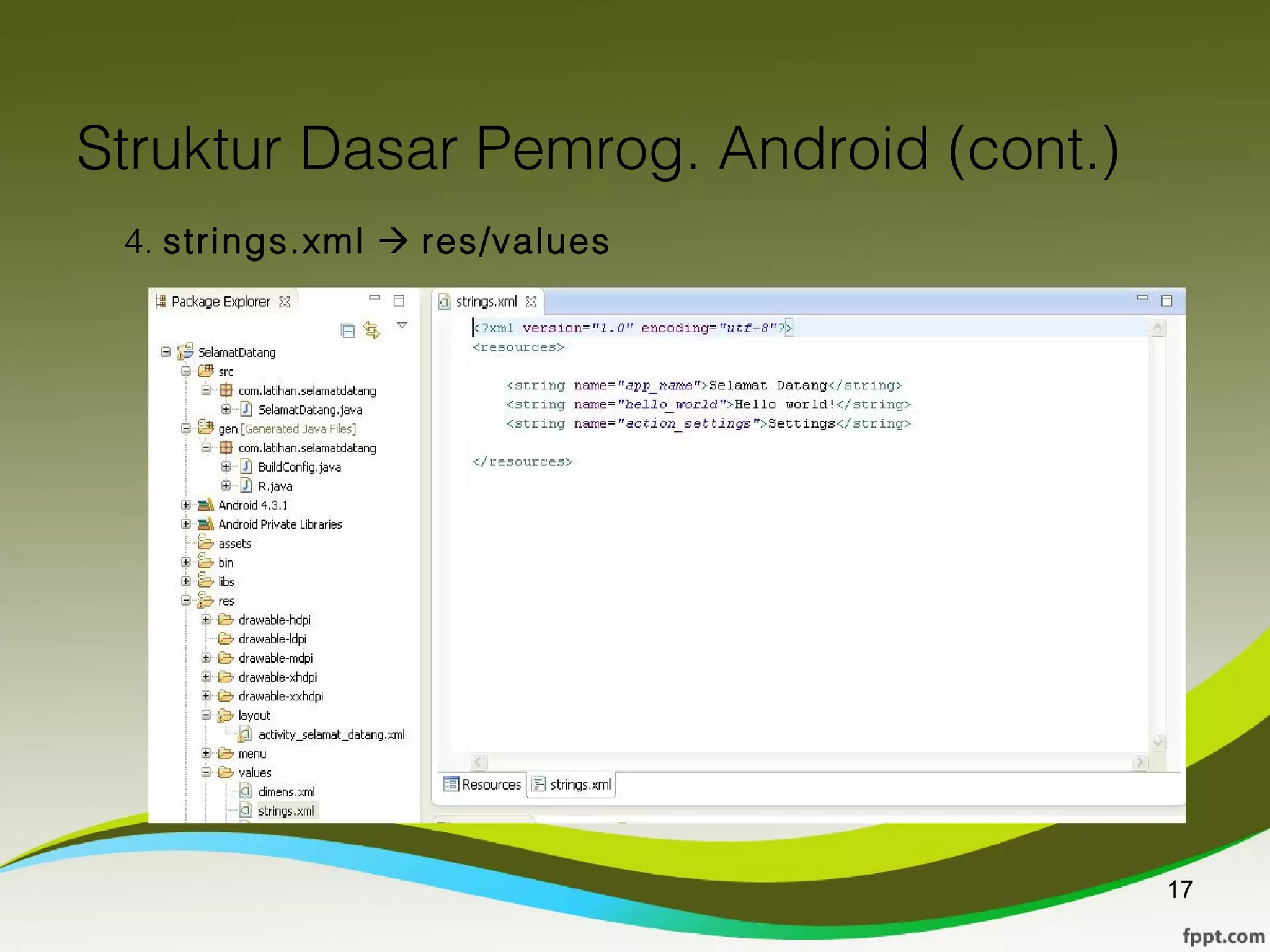 Pemrograman Mobile Android (Modul III) | PPT