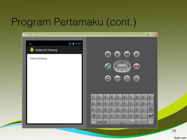 Pemrograman Mobile Android (Modul III) | PPT