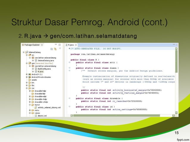 Pemrograman Mobile Android (Modul III) | PPT