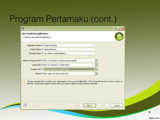 Pemrograman Mobile Android (Modul III) | PPT