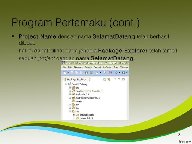 Pemrograman Mobile Android (Modul III) | PPT