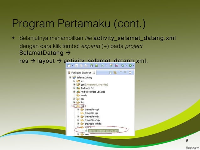 Pemrograman Mobile Android (Modul III) | PPT