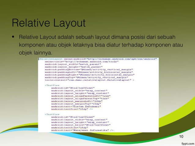 Pemrograman Mobile Android Modul Iv Ppt
