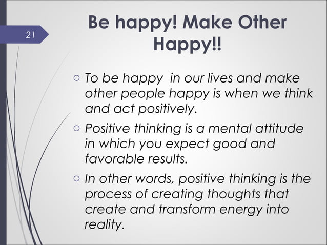Napoleon Hill's Key to Positive Thinking | PPT | Religion & Spirituality
