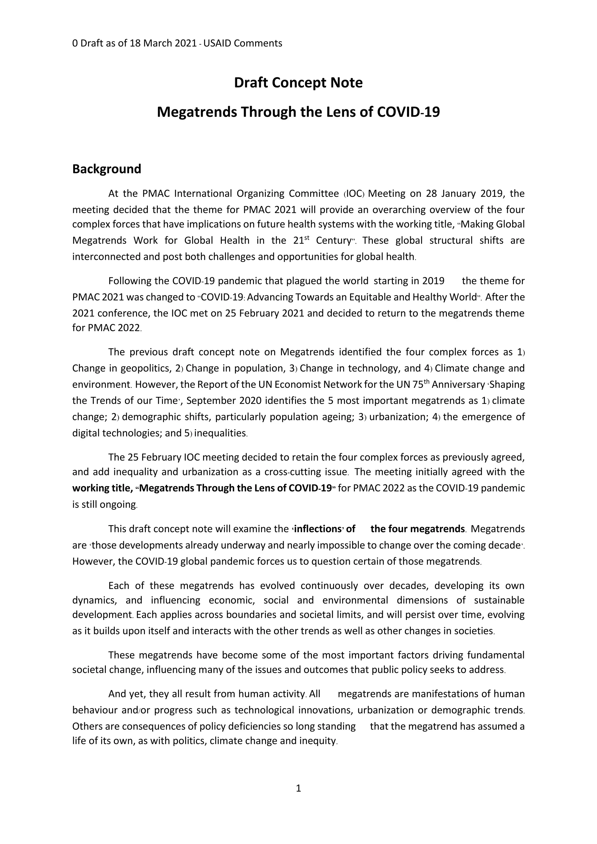 Pmac 2022 draft concept note copy | PDF