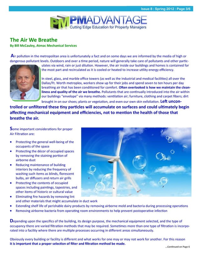 Atmac Mechanical - The Air We Breathe | PDF