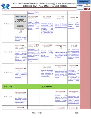 PMAI PM24 International Conference Program Schedule | PDF