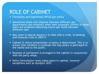 Pm and cabinet | PPTX