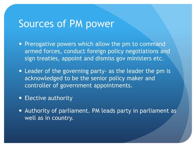 Pm and cabinet | PPT