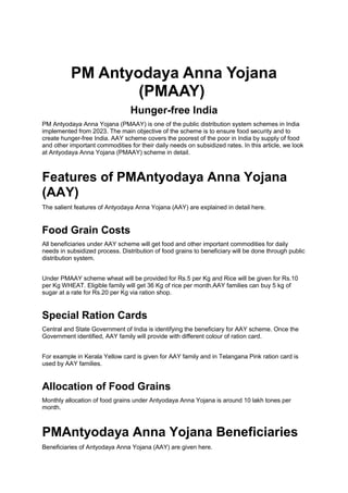 PM Antyodaya Anna Yojana.docx
