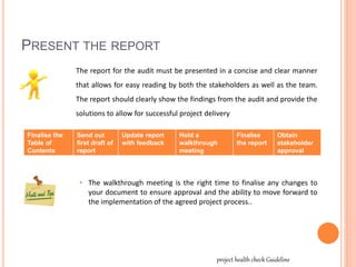 Pm audit and assessment approach final | PPTX