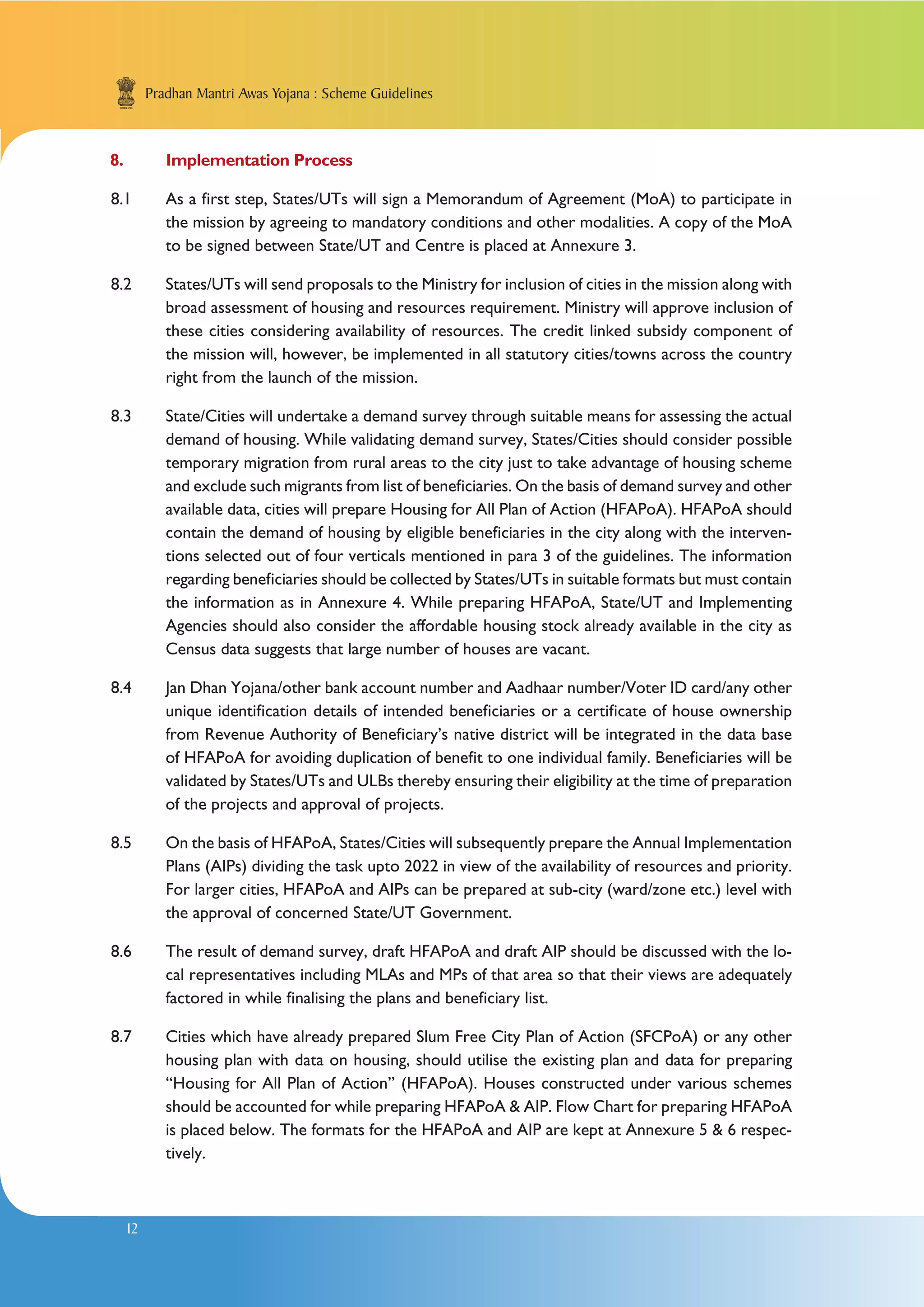 Pradhan Mantri Awas Yojana | PDF