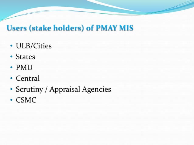Pmay ppt | PPT